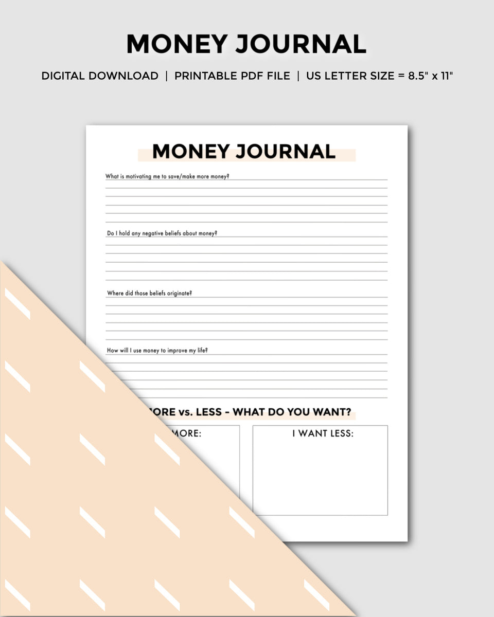Money Journal – A TO ZEN LIFE SHOP