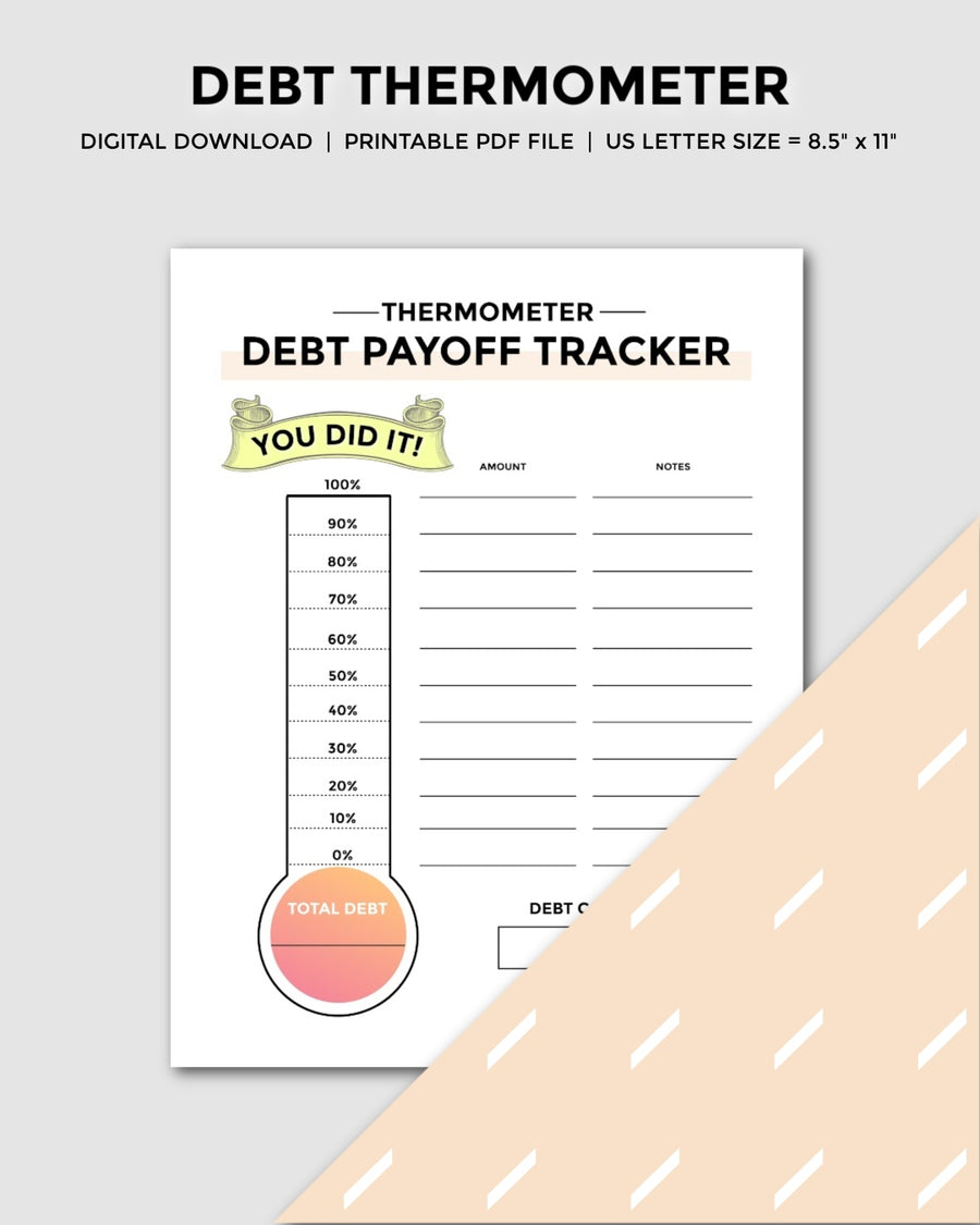 Debt Thermometer – A TO ZEN LIFE SHOP